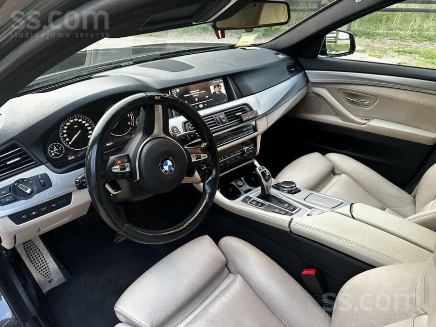 Grey BMW 535 2014 in Daugavpils, with an engine capacity of 3.00 L and mileage of 278 thousand km for 14200 €, photo 7 on AUTOMOTO.COM.LV