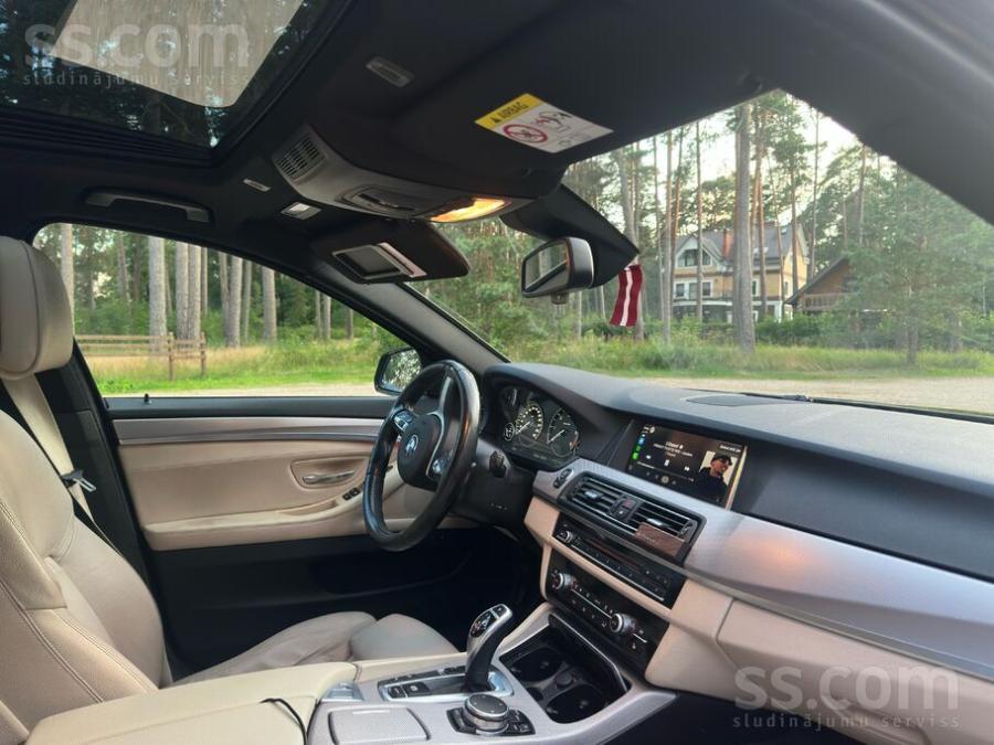 Grey BMW 535 2014 in Daugavpils, with an engine capacity of 3.00 L and mileage of 278 thousand km for 14200 €, photo 8 on AUTOMOTO.COM.LV