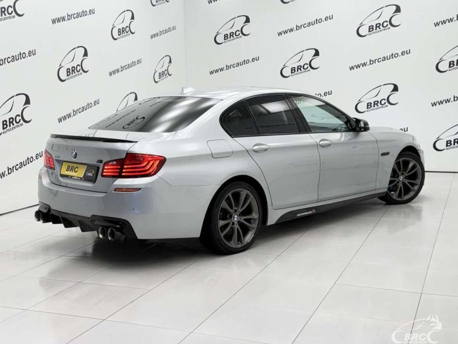 Grey BMW 535 2014 in Vilnius, with an engine capacity of 2.99 L and mileage of 290 thousand km for 7900 €, photo 4 on AUTOMOTO.COM.LV