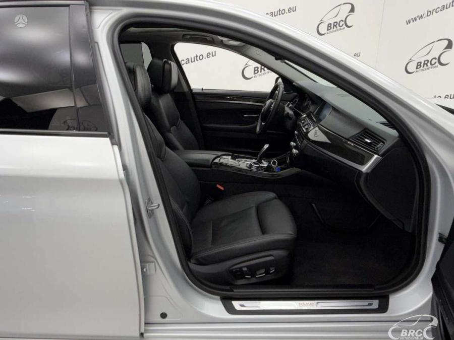 Grey BMW 535 2014 in Vilnius, with an engine capacity of 2.99 L and mileage of 290 thousand km for 7900 €, photo 6 on AUTOMOTO.COM.LV