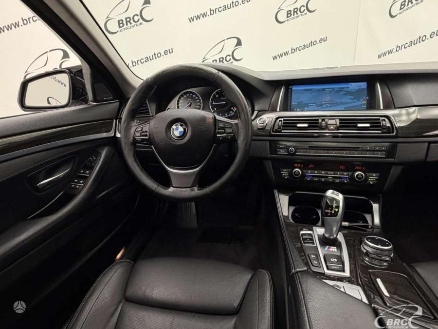 Grey BMW 535 2014 in Vilnius, with an engine capacity of 2.99 L and mileage of 290 thousand km for 7900 €, photo 19 on AUTOMOTO.COM.LV