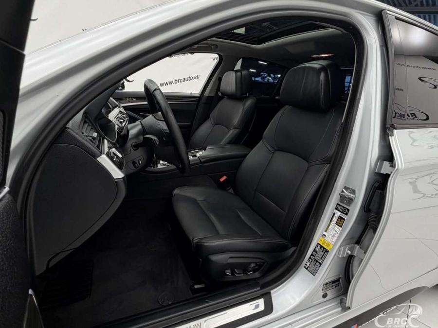 Grey BMW 535 2014 in Vilnius, with an engine capacity of 2.99 L and mileage of 290 thousand km for 7900 €, photo 29 on AUTOMOTO.COM.LV