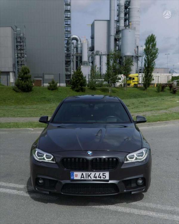 Grey BMW 535 2015 in Kaunas, with an engine capacity of 2.98 L and mileage of 198 thousand km for 14200 €, photo 8 on AUTOMOTO.COM.LV