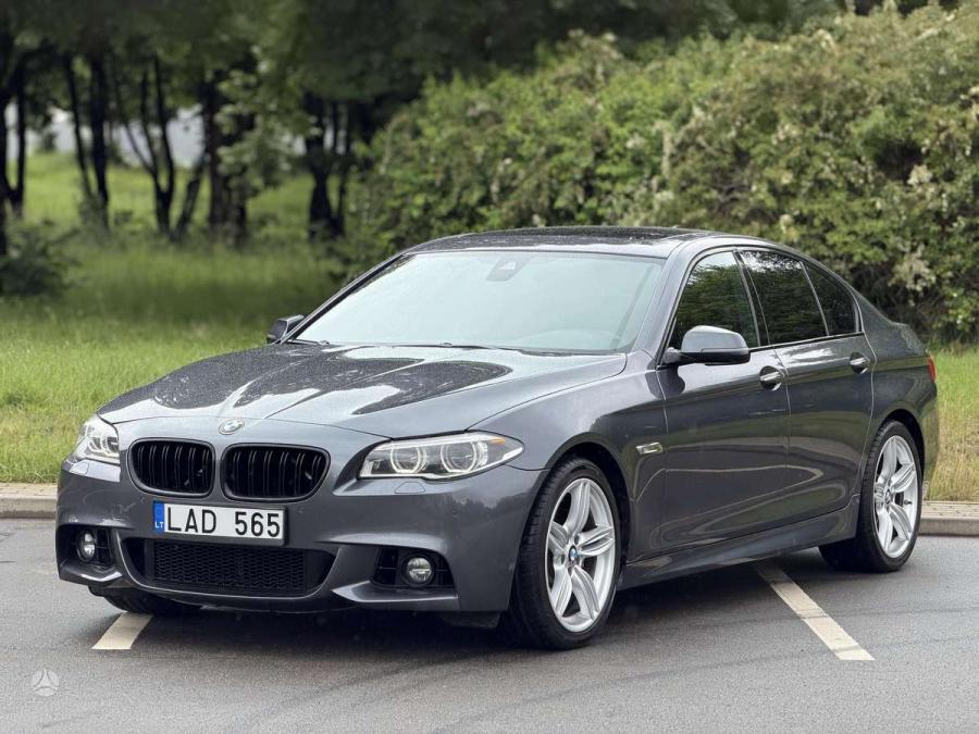 Grey BMW 535 2016 in Kaunas, with an engine capacity of 2.99 L and mileage of 117 thousand km for 13400 €, photo 4 on AUTOMOTO.COM.LV