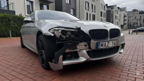 Grey BMW 535 2016 in Vilnius, with an engine capacity of 2.98 L and mileage of 144 thousand km for 11400 €, photo 2 on AUTOMOTO.COM.LV