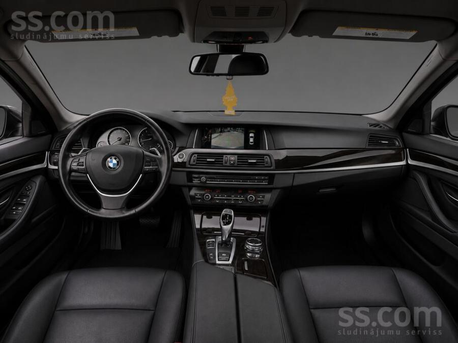 Grey BMW 535 2016 in Riga, with an engine capacity of 3.00 L and mileage of 188 thousand km for 12900 €, photo 17 on AUTOMOTO.COM.LV