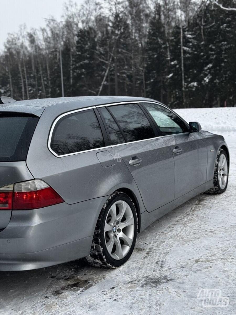 Grey BMW 535 2005 in Klaipeda, with an engine capacity of 3.50 L and mileage of 270 thousand km for 3300 €, photo 3 on AUTOMOTO.COM.LV