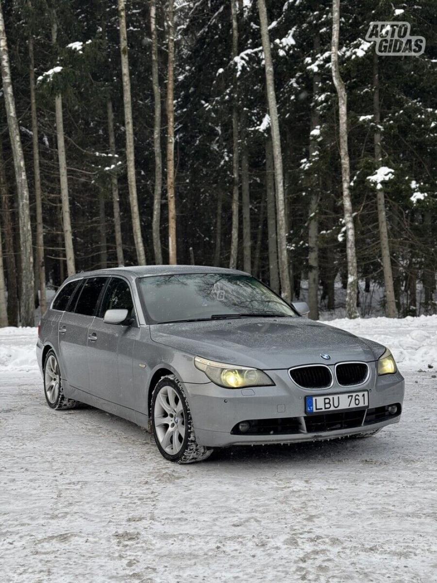 Grey BMW 535 2005 in Klaipeda, with an engine capacity of 3.50 L and mileage of 270 thousand km for 3300 €, photo 8 on AUTOMOTO.COM.LV