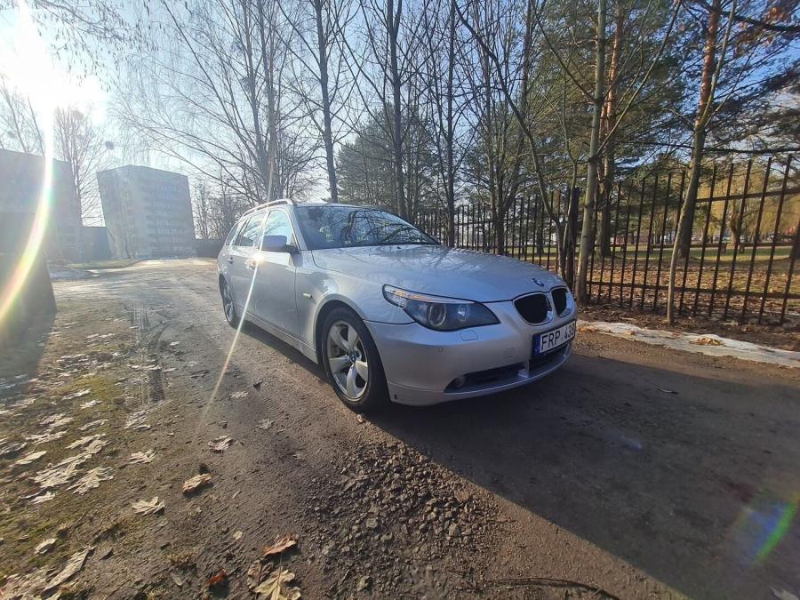 Grey BMW 535 2005 in Kaunas, with an engine capacity of 3.00 L and mileage of 368 thousand km for 3250 €, photo 6 on AUTOMOTO.COM.LV