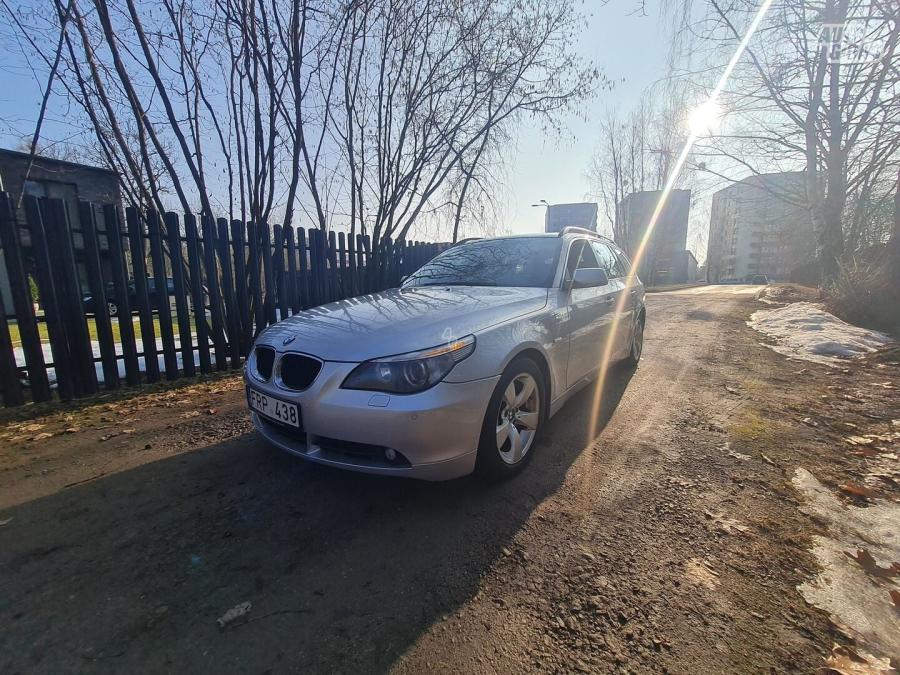 Grey BMW 535 2005 in Kaunas, with an engine capacity of 3.00 L and mileage of 368 thousand km for 3250 €, photo 8 on AUTOMOTO.COM.LV