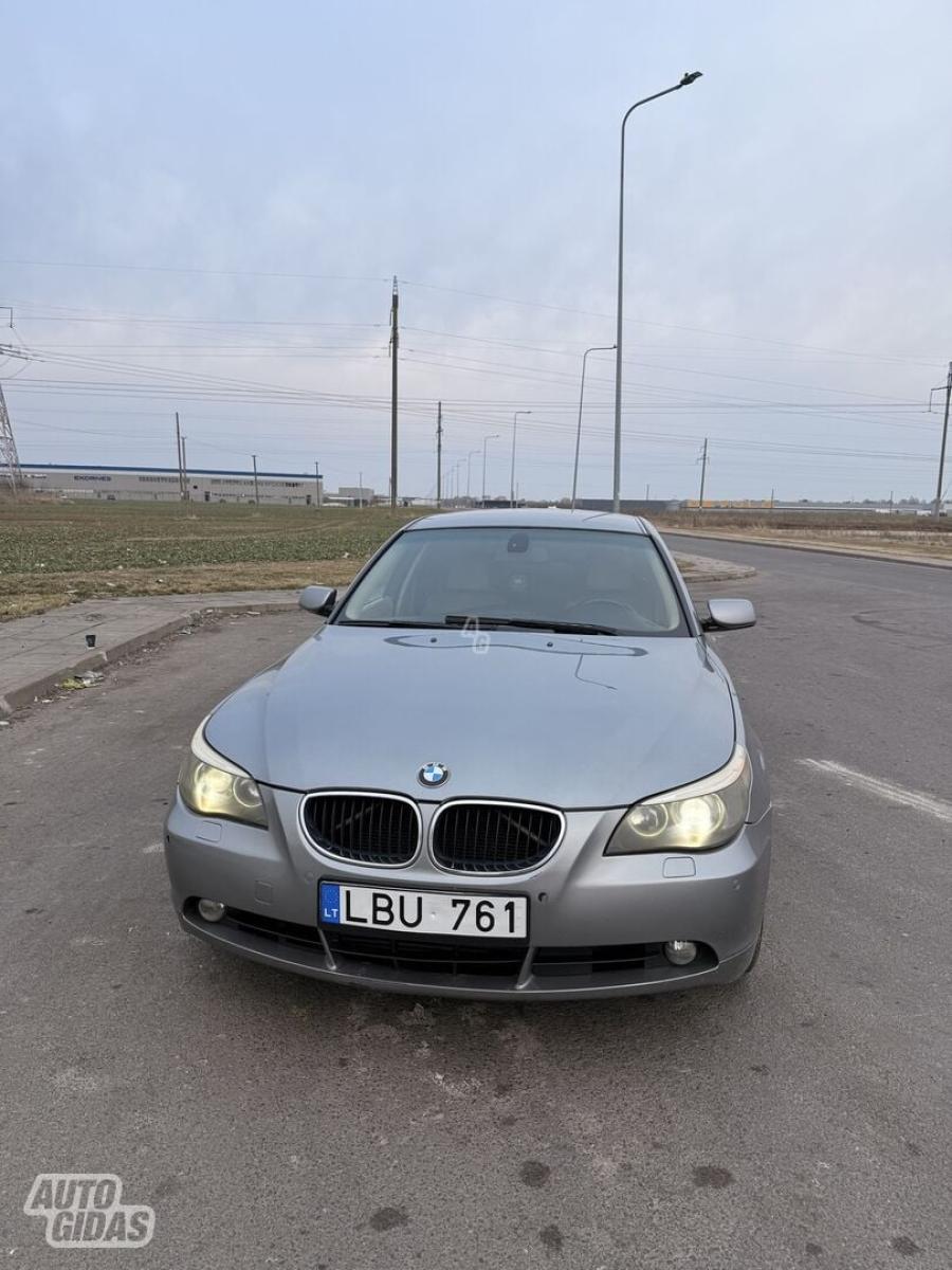 Grey BMW 535 2005 in Panevezys, with an engine capacity of 3.00 L and mileage of 280 thousand km for 3500 €, photo 1 on AUTOMOTO.COM.LV