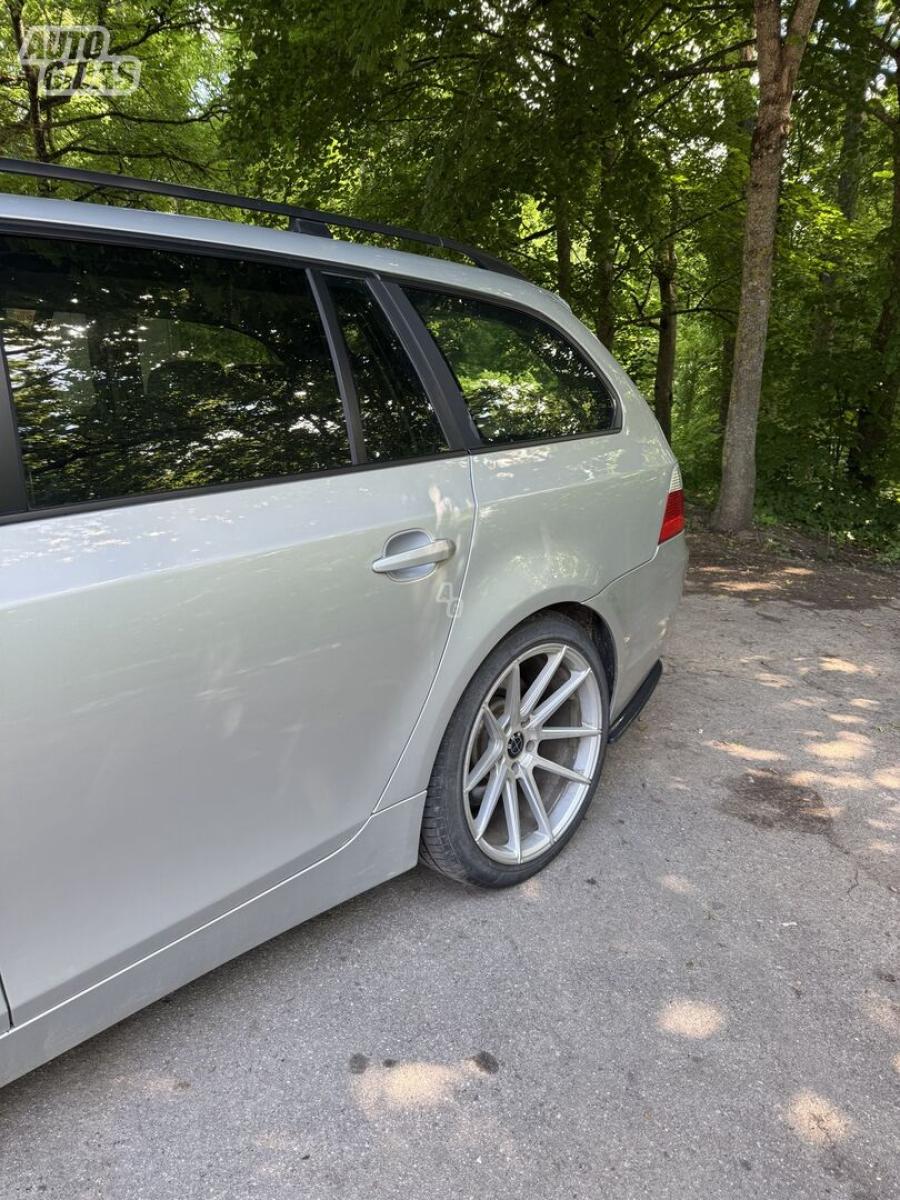 Grey BMW 535 2005 in Vilnius, with an engine capacity of 3.00 L and mileage of 435 thousand km for 3600 €, photo 7 on AUTOMOTO.COM.LV