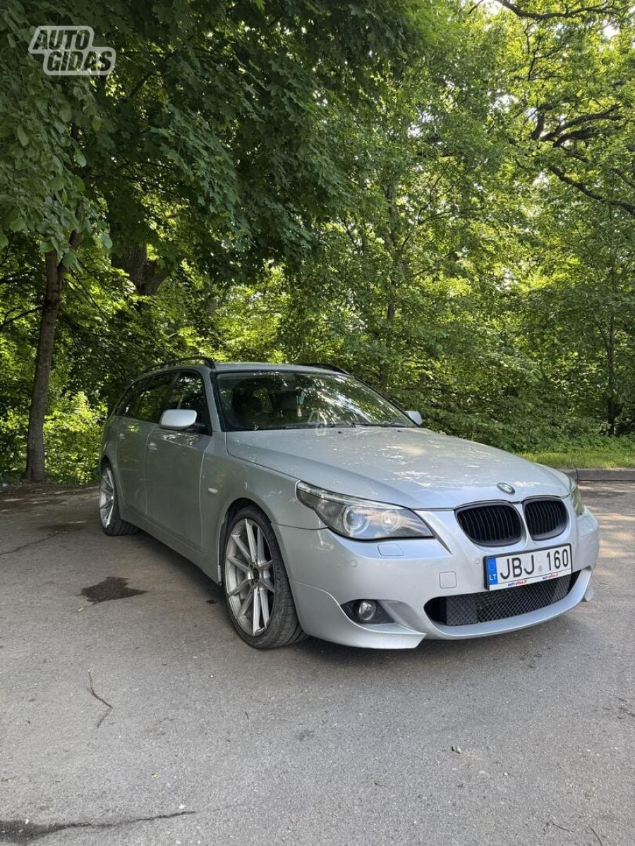 Grey BMW 535 2005 in Vilnius, with an engine capacity of 3.00 L and mileage of 435 thousand km for 3600 €, photo 13 on AUTOMOTO.COM.LV