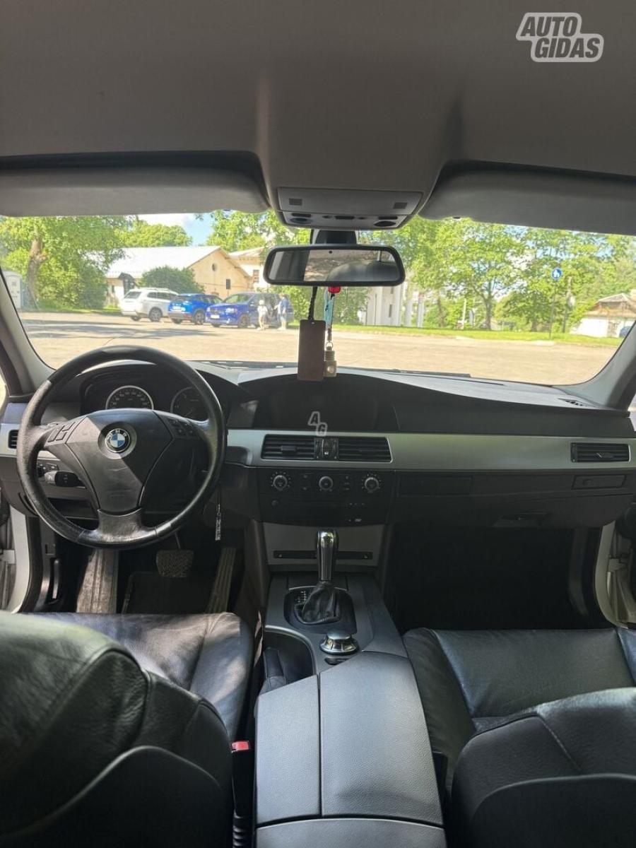 Grey BMW 535 2005 in Vilnius, with an engine capacity of 3.00 L and mileage of 435 thousand km for 3600 €, photo 15 on AUTOMOTO.COM.LV