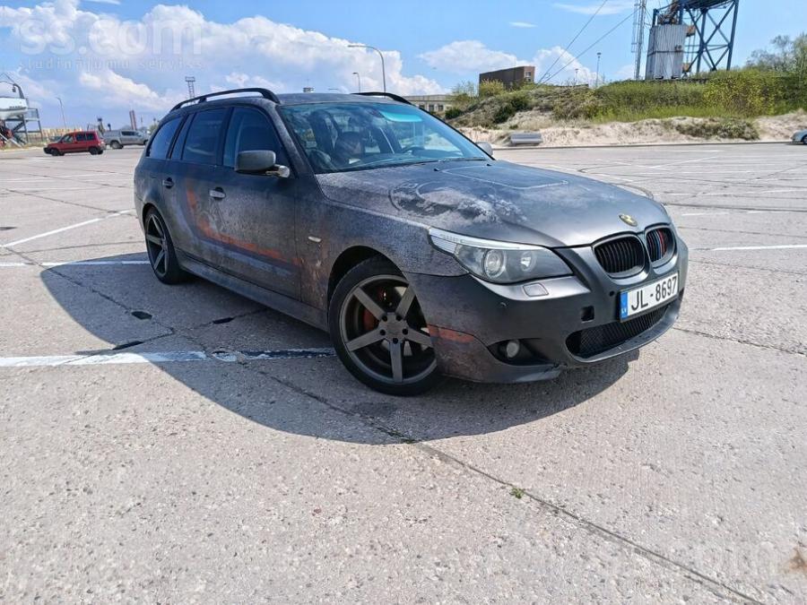 Grey BMW 535 2005 in Ventspils, with an engine capacity of 3.50 L and mileage of 446 thousand km for 4200 €, photo 3 on AUTOMOTO.COM.LV