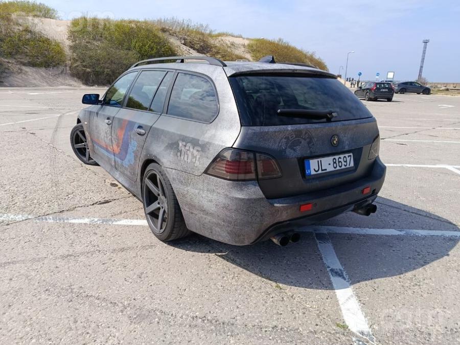 Grey BMW 535 2005 in Ventspils, with an engine capacity of 3.50 L and mileage of 446 thousand km for 4200 €, photo 6 on AUTOMOTO.COM.LV