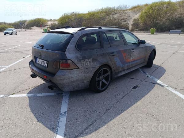 Grey BMW 535 2005 in Ventspils, with an engine capacity of 3.50 L and mileage of 446 thousand km for 4200 €, photo 6 on AUTOMOTO.COM.LV
