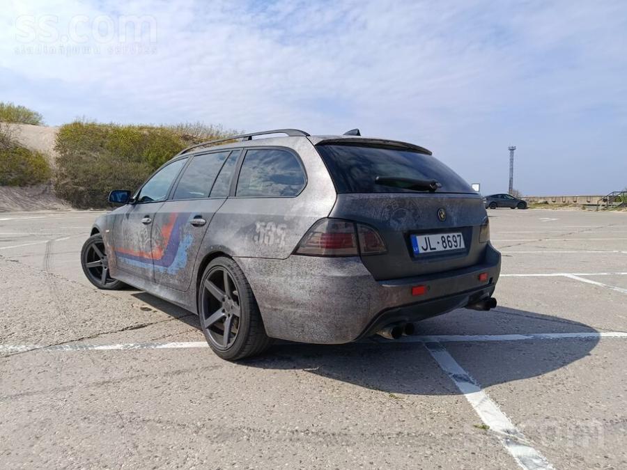 Grey BMW 535 2005 in Ventspils, with an engine capacity of 3.50 L and mileage of 446 thousand km for 4200 €, photo 8 on AUTOMOTO.COM.LV