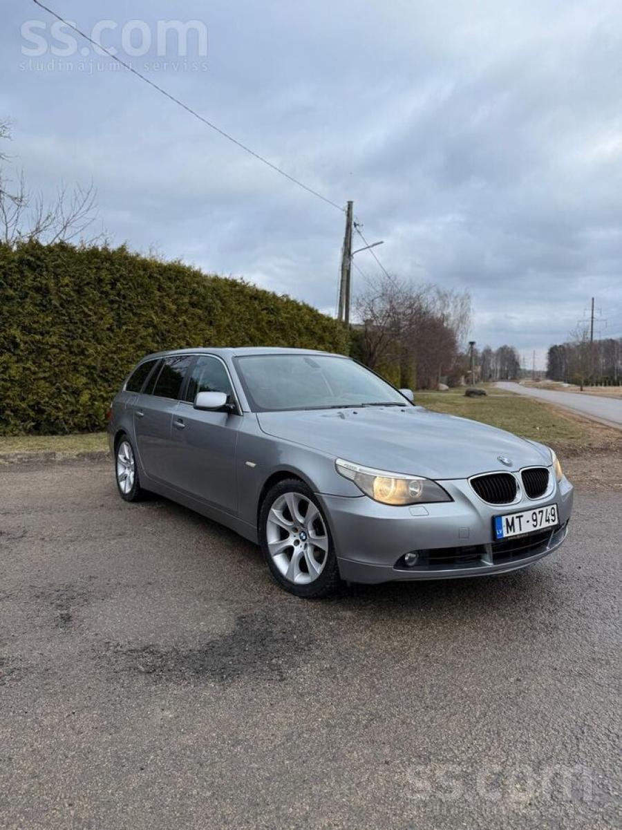 Pelēks BMW 535 2005 Rīga, ar dzinēja tilpumu 3.00 L un nobraukumu 401 tūkst. km par 3900 €, foto 3 vietnē AUTOMOTO.COM.LV