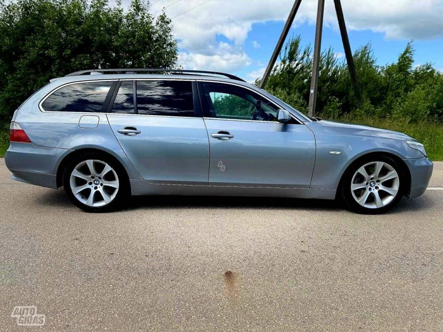 Grey BMW 535 2005 in Kaunas, with an engine capacity of 3.00 L and mileage of 318 thousand km for 3150 €, photo 6 on AUTOMOTO.COM.LV