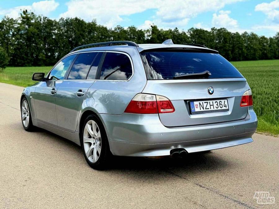 Grey BMW 535 2005 in Kaunas, with an engine capacity of 3.00 L and mileage of 318 thousand km for 3150 €, photo 10 on AUTOMOTO.COM.LV