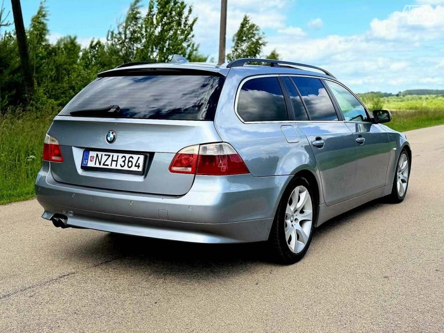 Grey BMW 535 2005 in Kaunas, with an engine capacity of 3.00 L and mileage of 318 thousand km for 3150 €, photo 11 on AUTOMOTO.COM.LV
