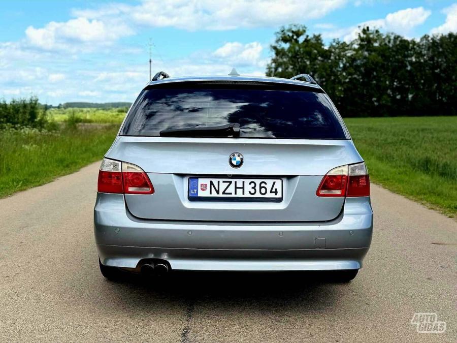 Grey BMW 535 2005 in Kaunas, with an engine capacity of 3.00 L and mileage of 318 thousand km for 3150 €, photo 12 on AUTOMOTO.COM.LV