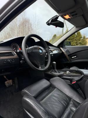 Grey BMW 535 2005 in Riga, with an engine capacity of 3.00 L and mileage of 401 thousand km for 4300 €, photo 11 on AUTOMOTO.COM.LV