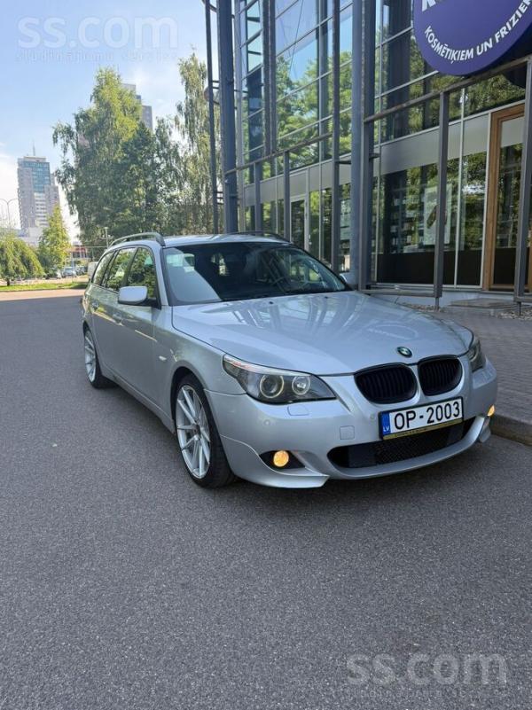 Grey BMW 535 2005 in Riga, with an engine capacity of 3.00 L and mileage of 0 thousand km for 4900 €, photo 1 on AUTOMOTO.COM.LV