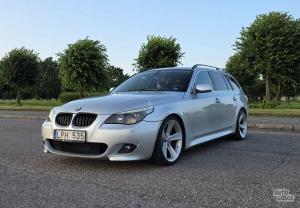 Pelēks BMW 535 2005 Kauņa, ar dzinēja tilpumu 3.00 L un nobraukumu 328 tūkst. km par 5600 €, foto  vietnē AUTOMOTO.COM.LV