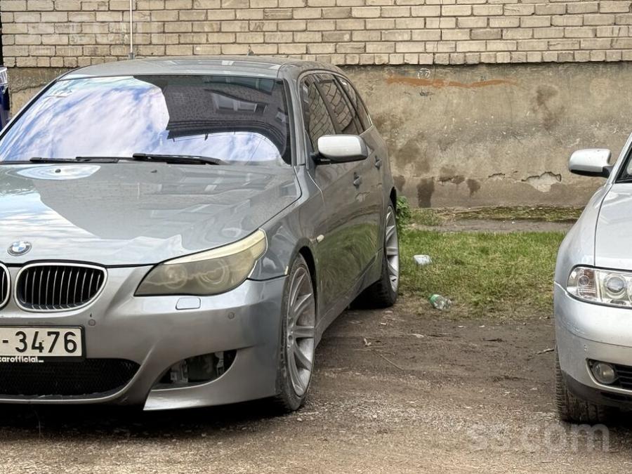 Grey BMW 535 2005 in Jelgava, with an engine capacity of 3.00 L and mileage of 280 thousand km for 2000 €, photo 3 on AUTOMOTO.COM.LV