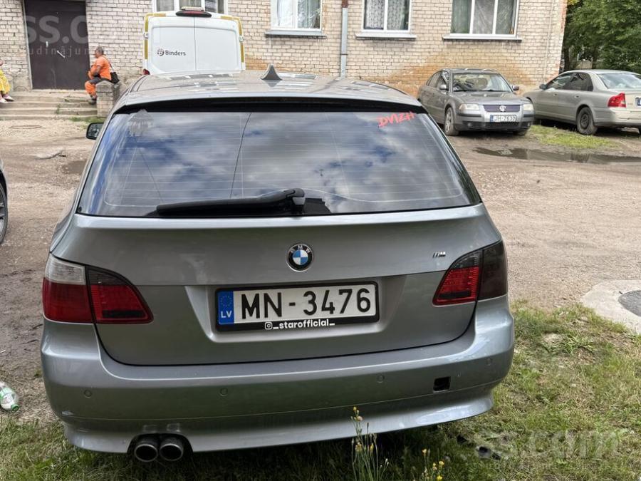 Grey BMW 535 2005 in Jelgava, with an engine capacity of 3.00 L and mileage of 280 thousand km for 2000 €, photo 4 on AUTOMOTO.COM.LV