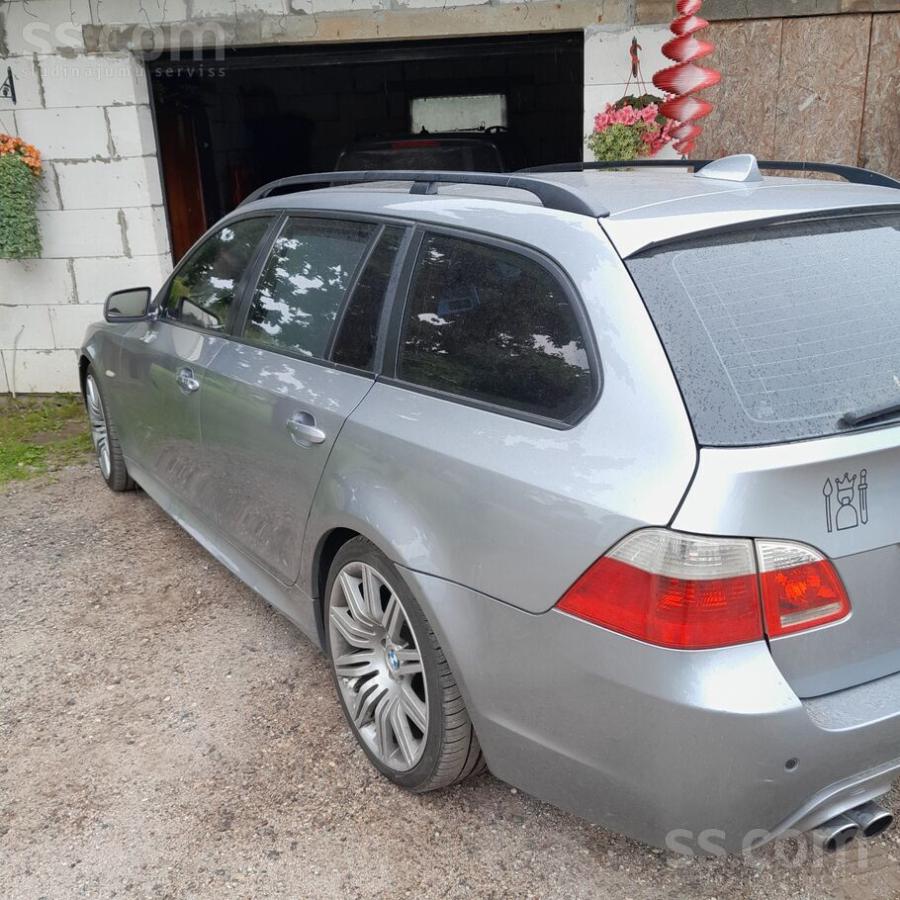 Pelēks BMW 535 2006 Gulbene, ar dzinēja tilpumu 3.00 L un nobraukumu 269 tūkst. km par 5500 €, foto 8 vietnē AUTOMOTO.COM.LV