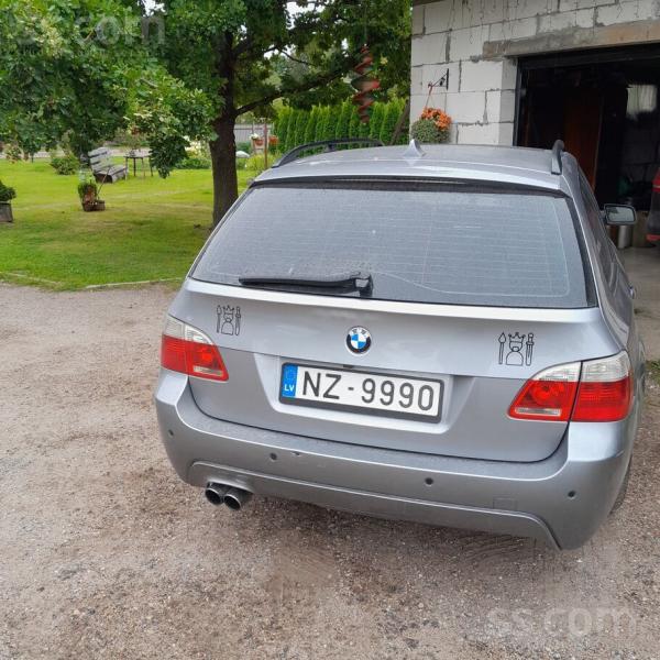 Grey BMW 535 2006 in Gulbene, with an engine capacity of 3.00 L and mileage of 269 thousand km for 5500 €, photo 8 on AUTOMOTO.COM.LV