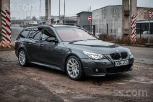 Grey BMW 535 2007 in Daugavpils, with an engine capacity of 3.00 L and mileage of 365 thousand km for 7300 €, photo  on AUTOMOTO.COM.LV