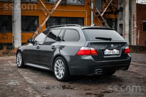 Grey BMW 535 2007 in Daugavpils, with an engine capacity of 3.00 L and mileage of 365 thousand km for 7300 €, photo 2 on AUTOMOTO.COM.LV