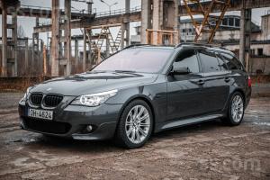 Grey BMW 535 2007 in Daugavpils, with an engine capacity of 3.00 L and mileage of 365 thousand km for 7300 €, photo 3 on AUTOMOTO.COM.LV