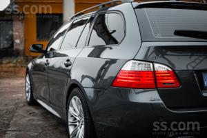 Grey BMW 535 2007 in Daugavpils, with an engine capacity of 3.00 L and mileage of 365 thousand km for 7300 €, photo 15 on AUTOMOTO.COM.LV