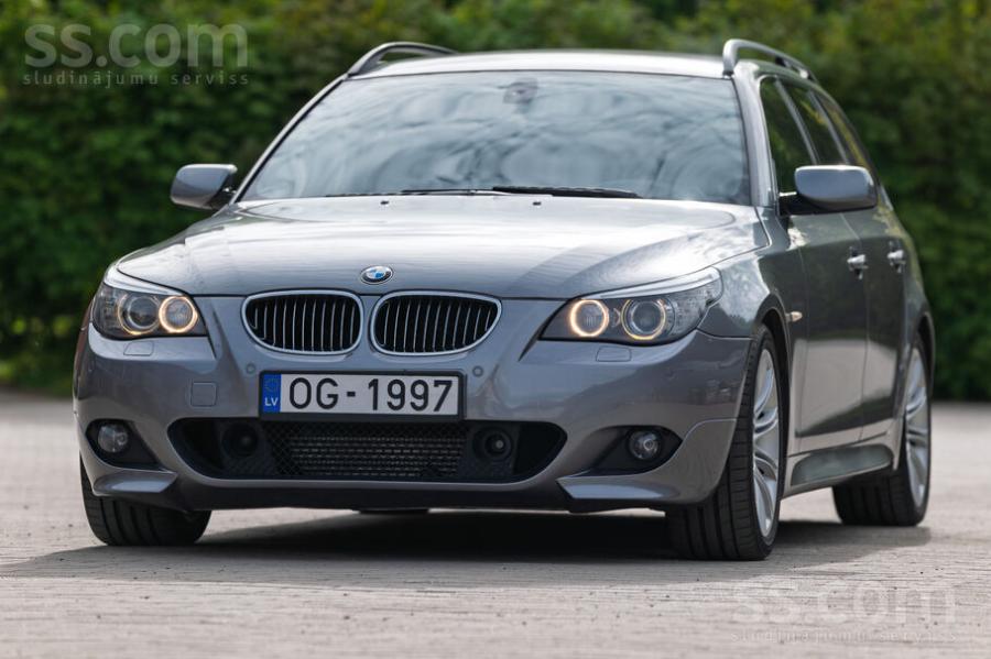 Grey BMW 535 2007 in Saldus, with an engine capacity of 3.00 L and mileage of 378 thousand km for 7100 €, photo 1 on AUTOMOTO.COM.LV