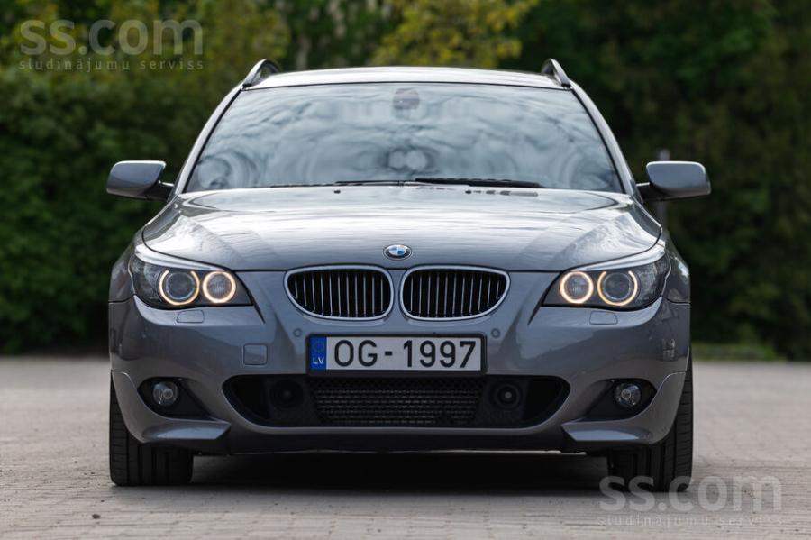 Grey BMW 535 2007 in Saldus, with an engine capacity of 3.00 L and mileage of 378 thousand km for 7100 €, photo 3 on AUTOMOTO.COM.LV