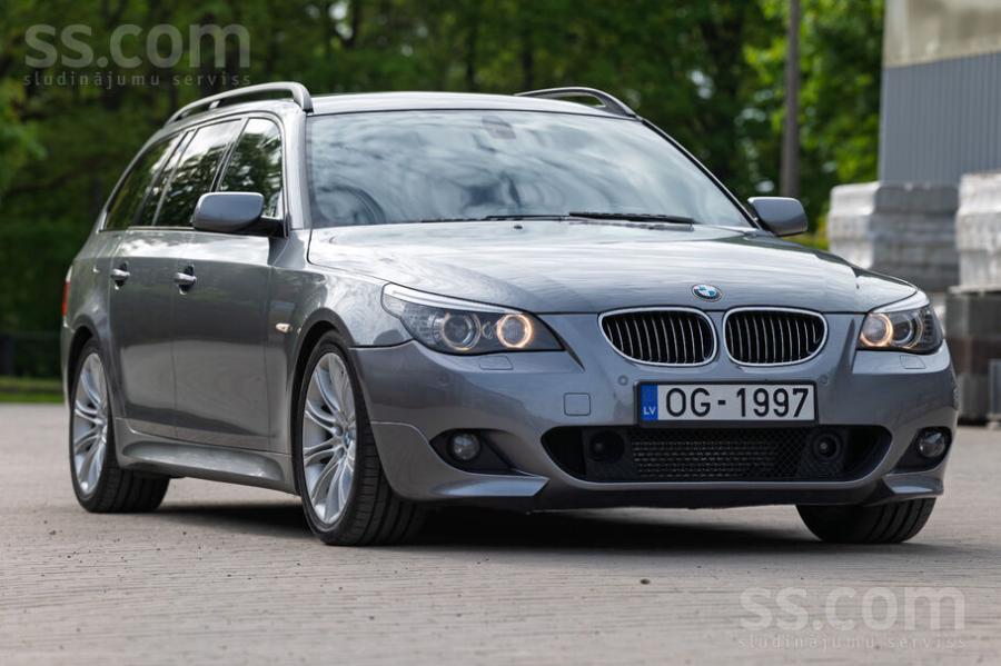Grey BMW 535 2007 in Saldus, with an engine capacity of 3.00 L and mileage of 378 thousand km for 7100 €, photo 4 on AUTOMOTO.COM.LV