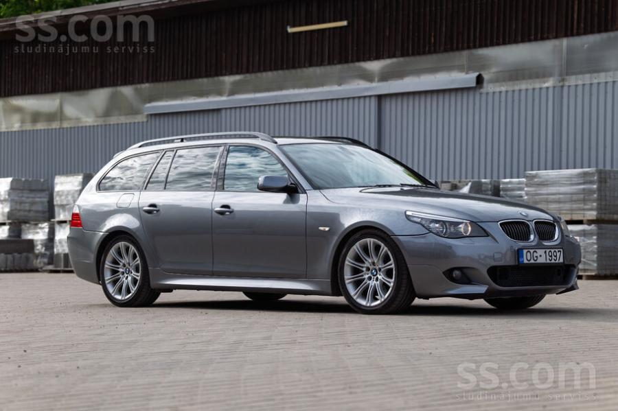 Grey BMW 535 2007 in Saldus, with an engine capacity of 3.00 L and mileage of 378 thousand km for 7100 €, photo 5 on AUTOMOTO.COM.LV