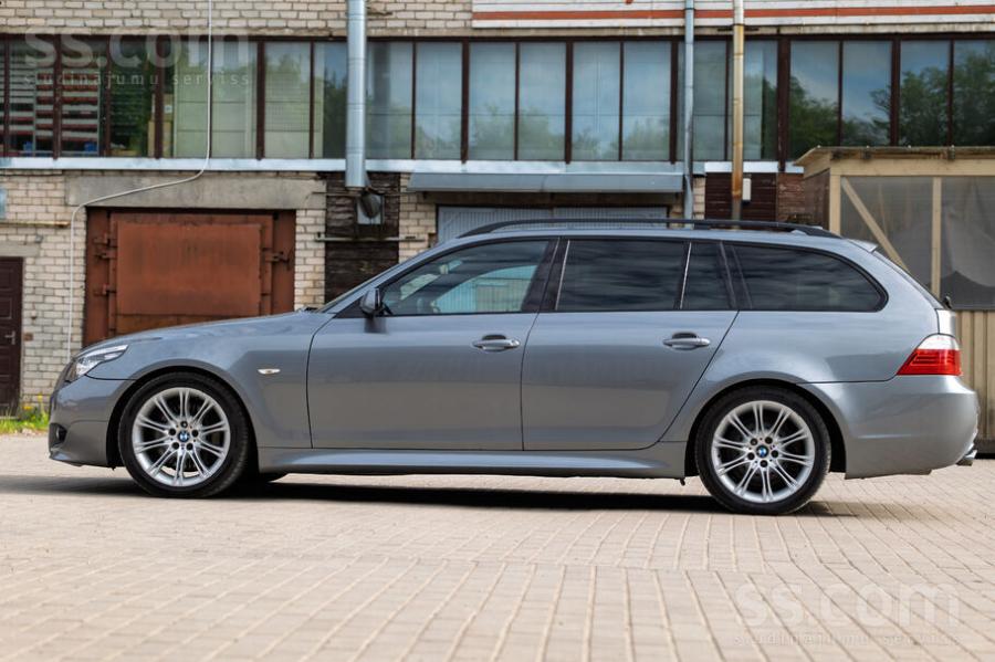 Grey BMW 535 2007 in Saldus, with an engine capacity of 3.00 L and mileage of 378 thousand km for 7100 €, photo 10 on AUTOMOTO.COM.LV