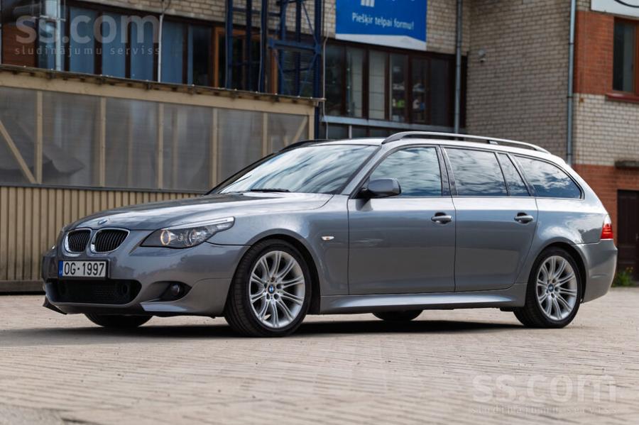 Grey BMW 535 2007 in Saldus, with an engine capacity of 3.00 L and mileage of 378 thousand km for 7100 €, photo 11 on AUTOMOTO.COM.LV