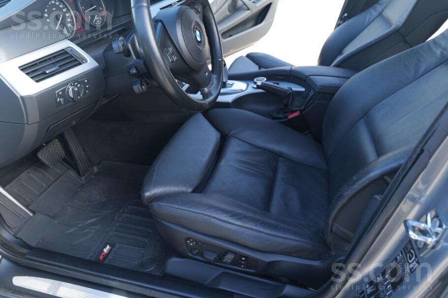 Grey BMW 535 2007 in Saldus, with an engine capacity of 3.00 L and mileage of 378 thousand km for 7100 €, photo 20 on AUTOMOTO.COM.LV