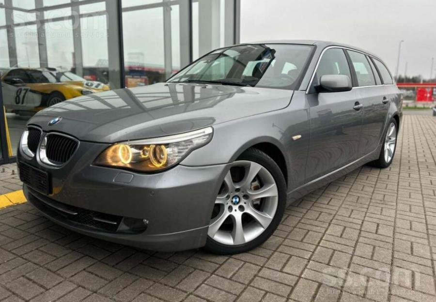 Pelēks BMW 535 2007 Bauska, ar dzinēja tilpumu 3.00 L un nobraukumu 295 tūkst. km par 7850 €, foto 1 vietnē AUTOMOTO.COM.LV