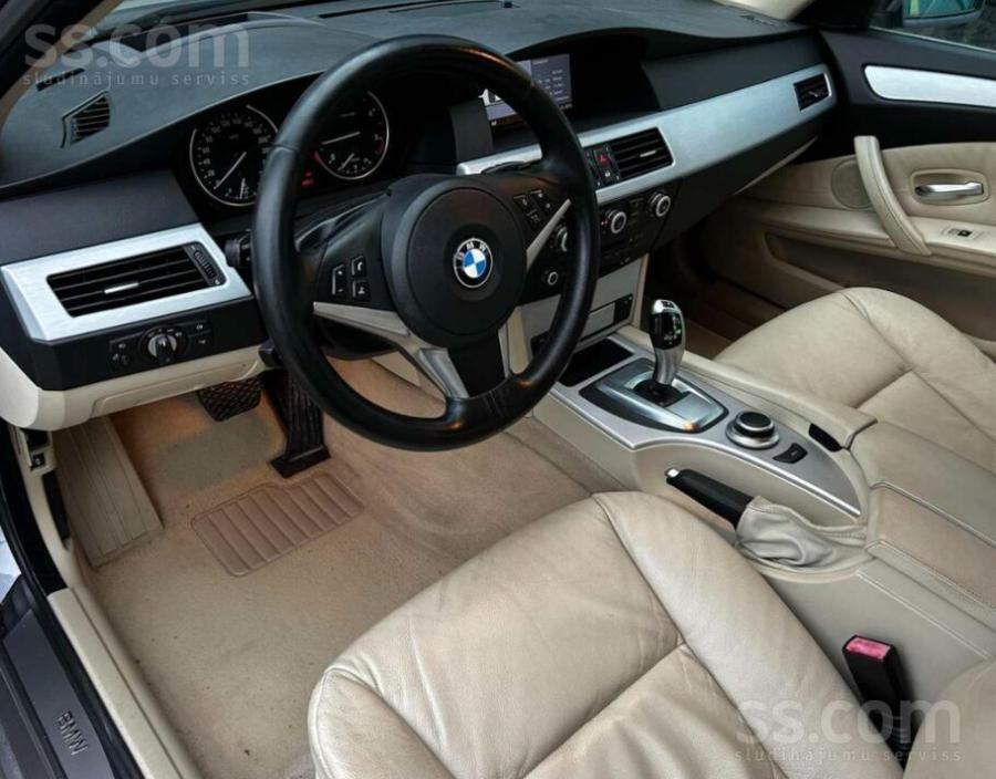 Pelēks BMW 535 2007 Bauska, ar dzinēja tilpumu 3.00 L un nobraukumu 295 tūkst. km par 7850 €, foto 6 vietnē AUTOMOTO.COM.LV