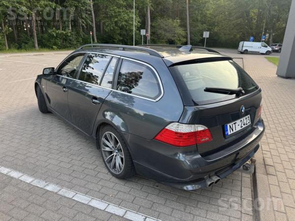 Grey BMW 535 2007 in Jurmala, with an engine capacity of 3.00 L and mileage of 410 thousand km for 5990 €, photo 2 on AUTOMOTO.COM.LV
