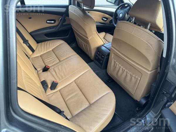 Grey BMW 535 2007 in Jurmala, with an engine capacity of 3.00 L and mileage of 410 thousand km for 5990 €, photo 6 on AUTOMOTO.COM.LV