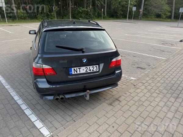 Grey BMW 535 2007 in Jurmala, with an engine capacity of 3.00 L and mileage of 410 thousand km for 5990 €, photo 10 on AUTOMOTO.COM.LV
